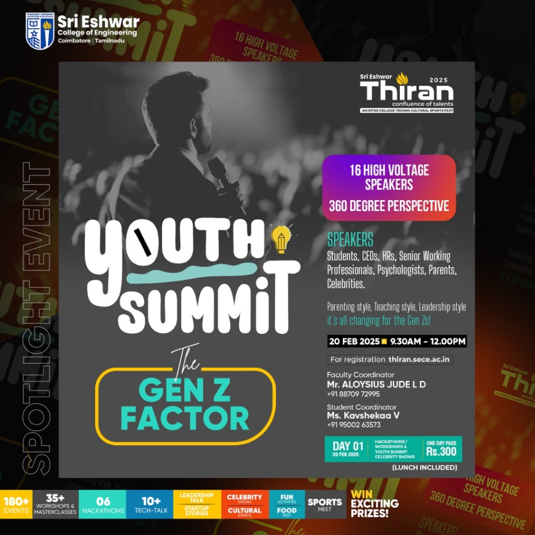 Youth Summit the Genz Factor – Thiran – Confluence of talents